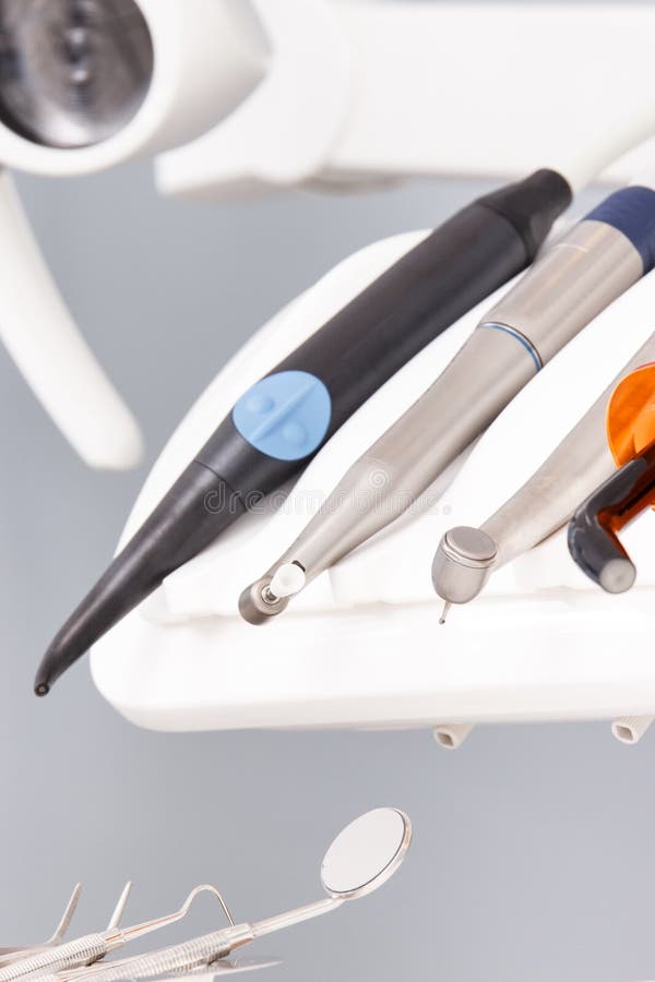 Set of Dental Stainless Tools and Instruments Used by Dentists in ...