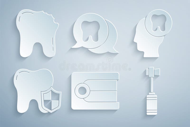 Set Dentures Model, Human Head with Tooth, Dental Protection ...