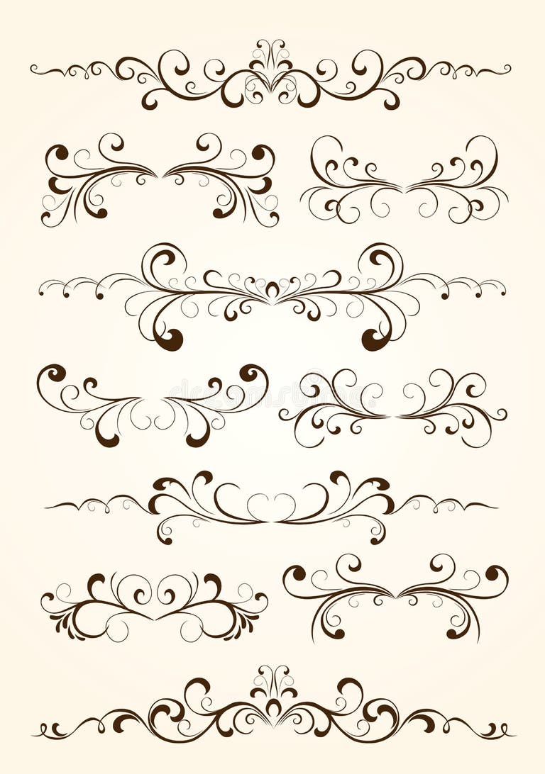 Fancy Curve Elements Stock Illustrations – 1,628 Fancy Curve Elements ...