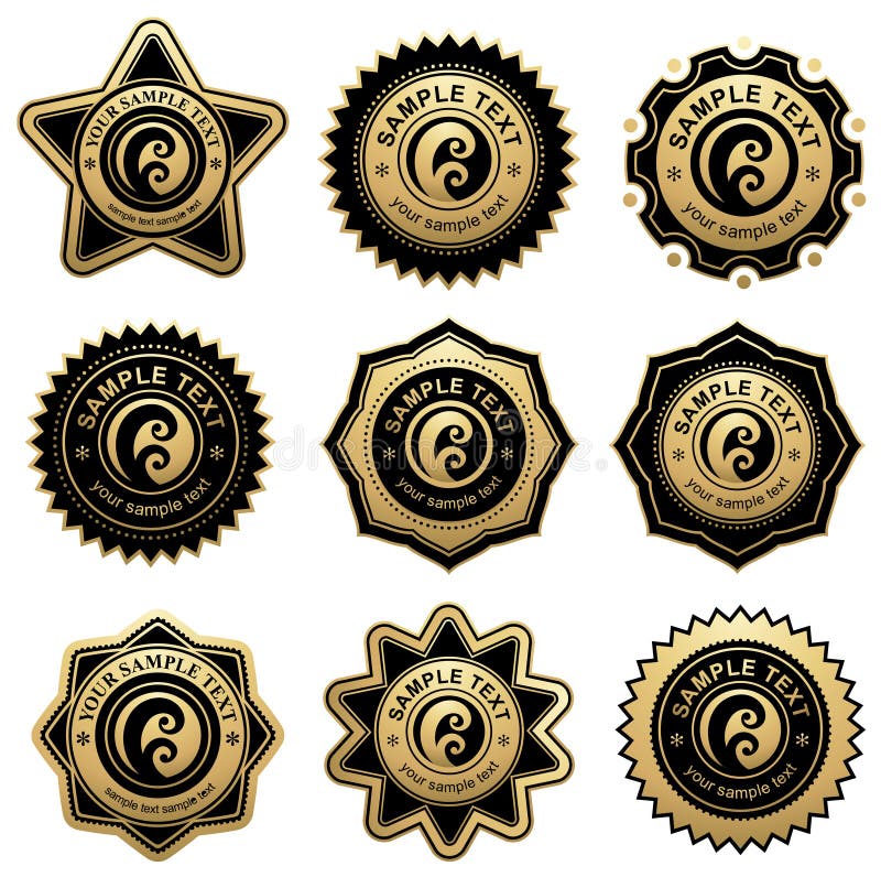 Set of design elements stock vector. Illustration of place - 8525649