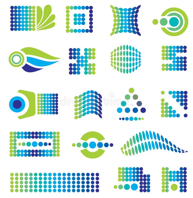 Set of design elements stock vector. Illustration of business - 8547661