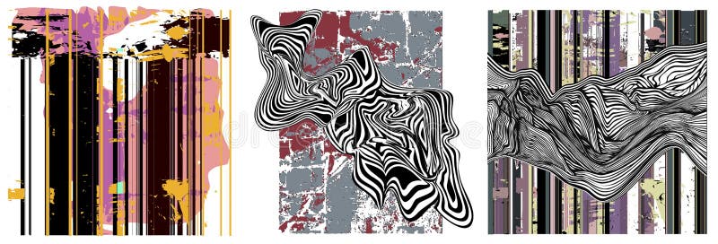 Set of Design Elements Abstract Universal Art Stock Vector ...