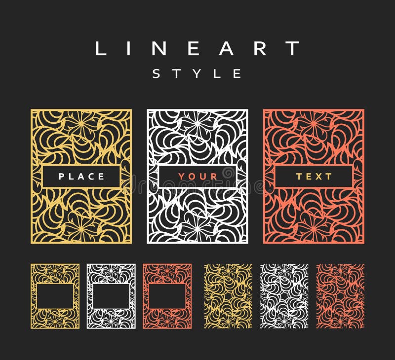 Set of Design Elements. Labels and Frames. Stock Vector - Illustration ...