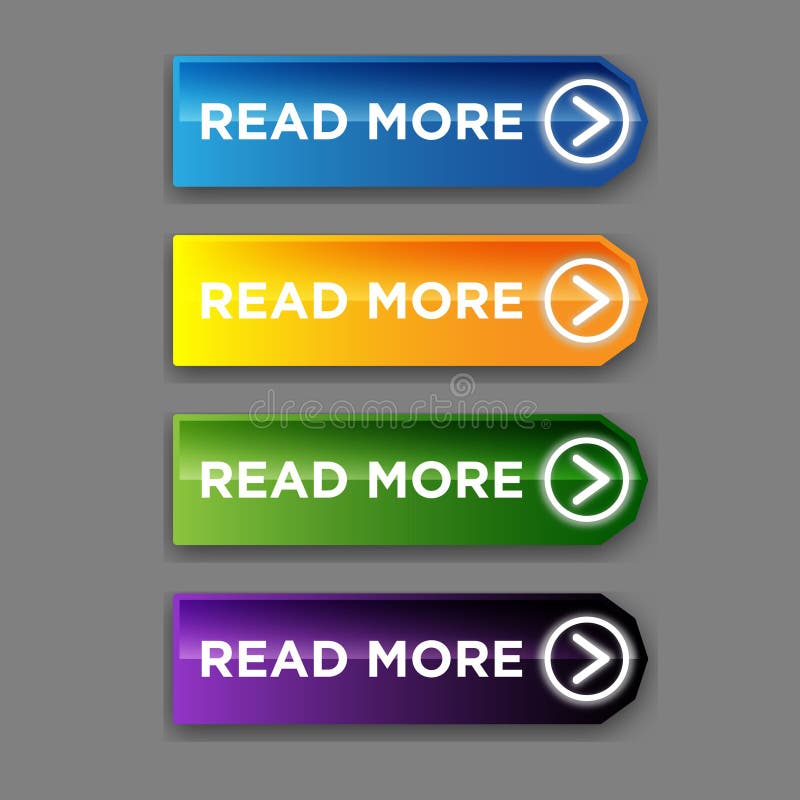 Set Design Vector Triangle Button for Web Icon Stock Vector ...