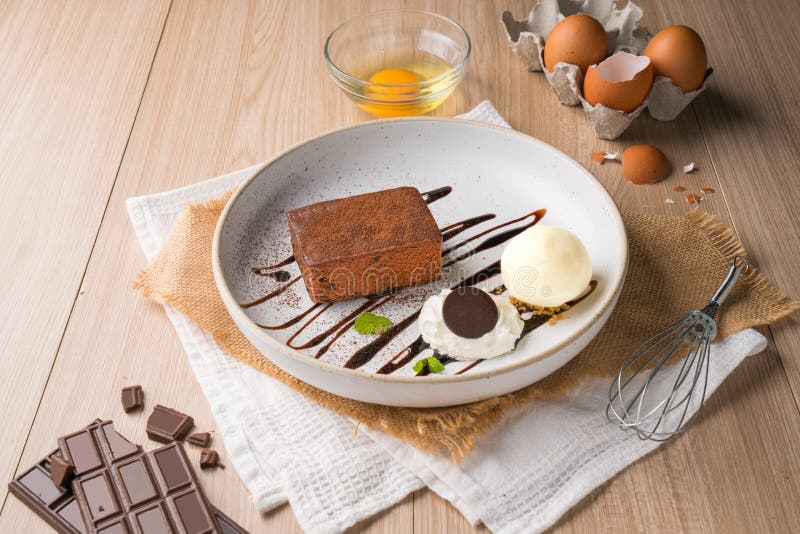 Set of dessert stock image. Image of luscious, brownie - 117370199