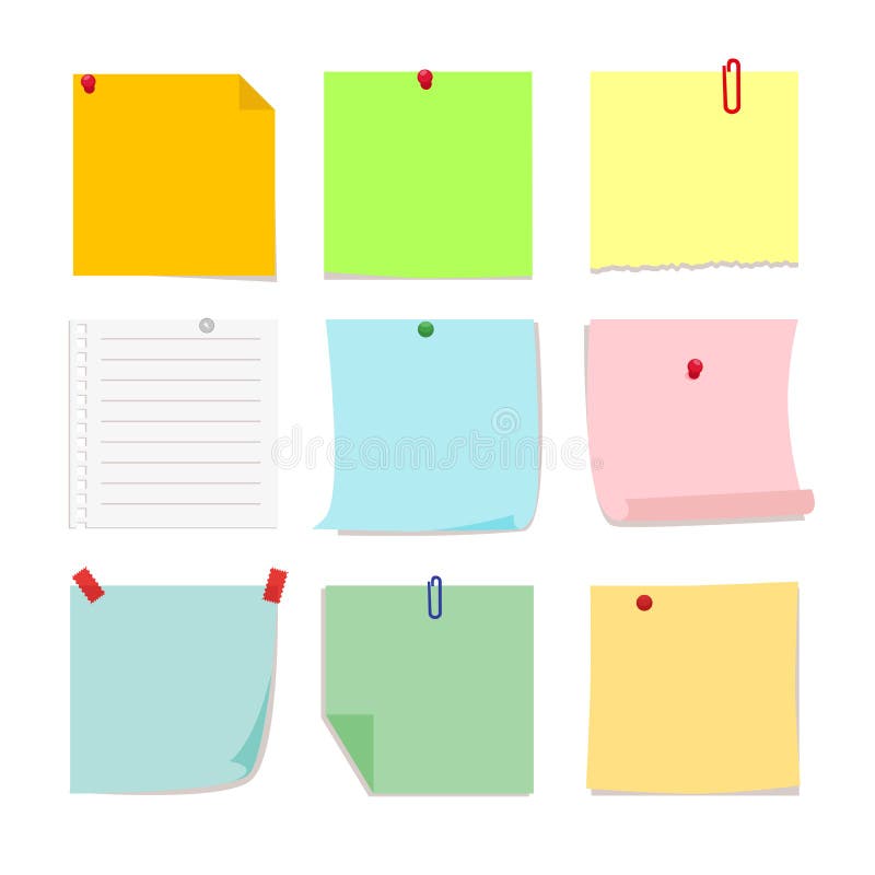 Paper Clip - Attachment Icon - Attached File - Flat Vector Illustration ...