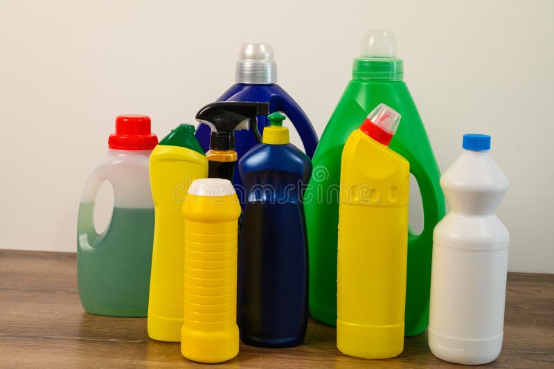 Different Types of Plastic Package in Everyday Life Stock Image - Image ...