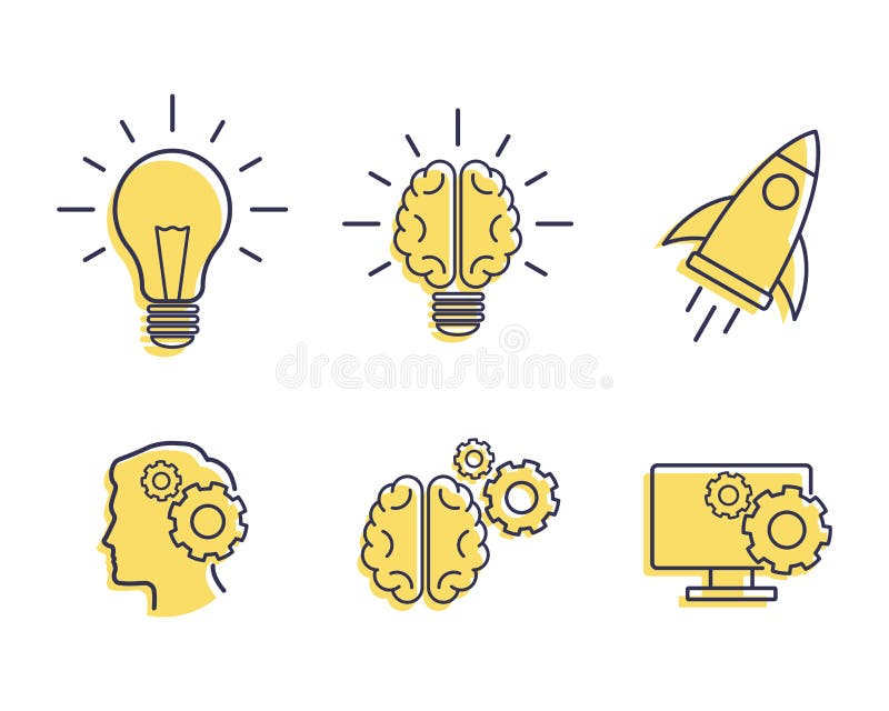 Set of Flat Design Icons for Development Business. Stock Vector ...