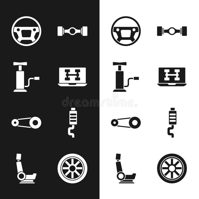 Set Diagnostics Condition of Car, Car Air Pump, Steering Wheel, Chassis ... Set Diagnostics Condition of Car, Car Air Pump, Steering Wheel, Chassis ...