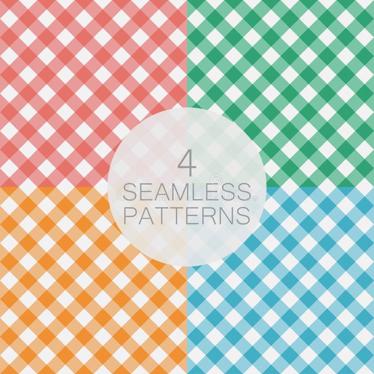Gingham Pattern Set Stock Illustrations – 4,384 Gingham Pattern Set ...