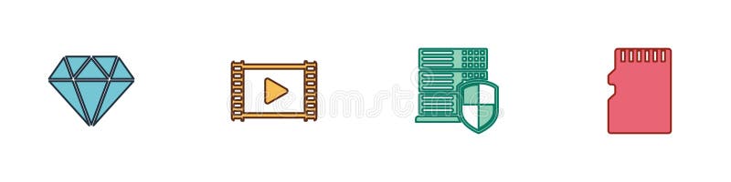 DIAMOND PLAY BUTTON Trophy on White Background. Editable Vector ...