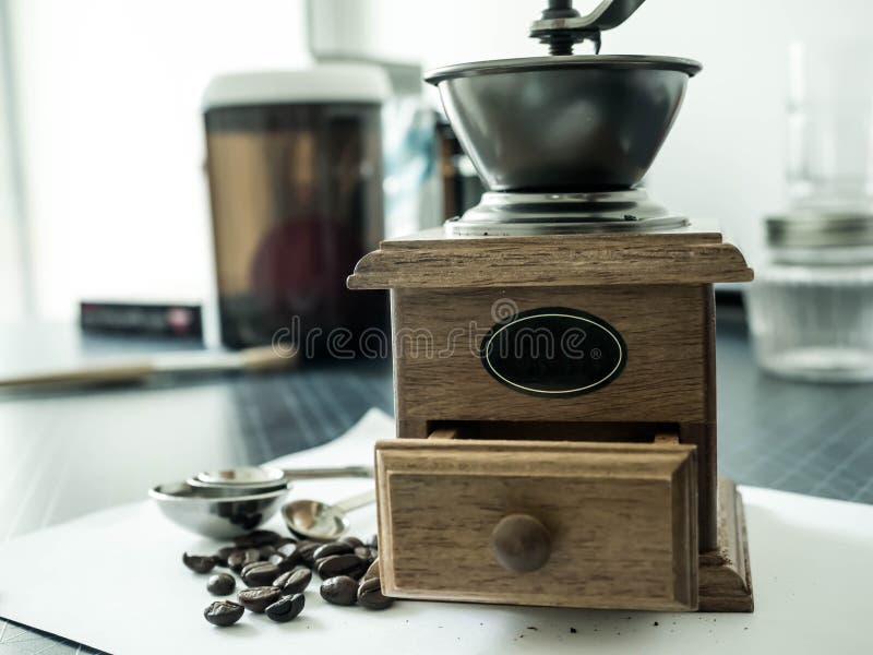 Set of Diff coffee stock image. Image of caffeine, brown - 141786075