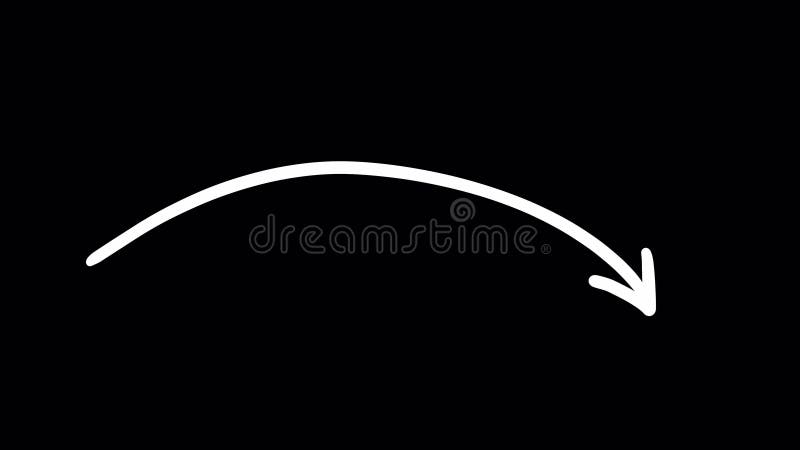 Set of Different Animated Arrows. Stock Video - Video of brush, line ...