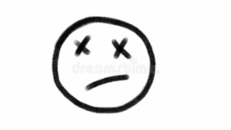 Set of Different Animated Doodle Elements. Video Clip with Alpha ...