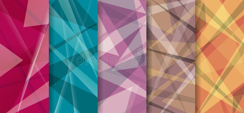 Set of Different Background Stock Vector - Illustration of stripe ...