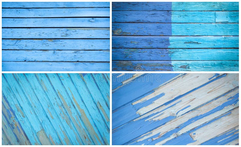 Set of Different Blue N Textures Stock Photo - Image of decorative ...