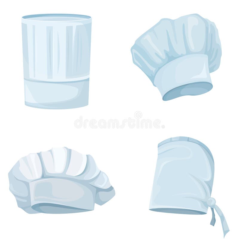 Set of different chef hats stock illustration. Illustration of culinary ...