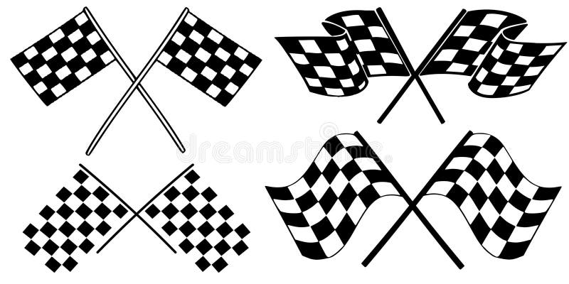 Set of Different Chess Flags, for Championships, Competitions, Formula ...
