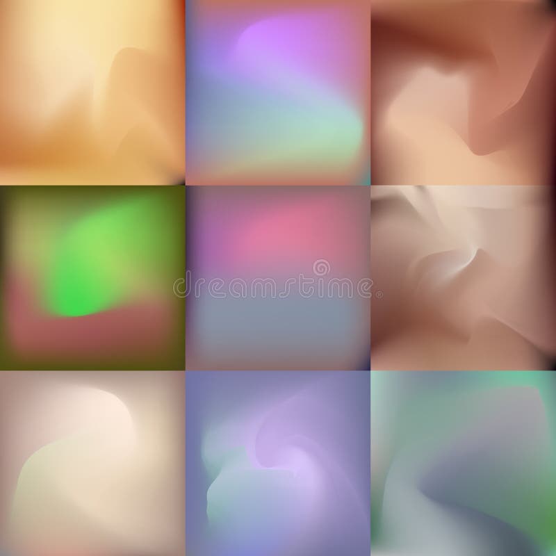 Set of Different Colored Backgrounds, Crumpled Texture, Stock Vector ...
