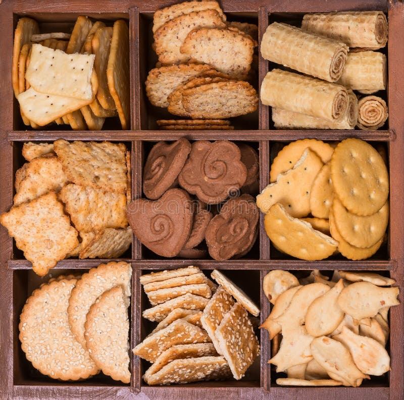 Set of different cookies stock photo. Image of bread - 48187590