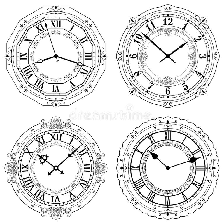 Editable Clock Stock Illustrations – 22,412 Editable Clock Stock ...