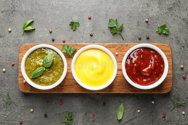 116 Set Sauces Grey Background Stock Photos - Free & Royalty-Free Stock ...
