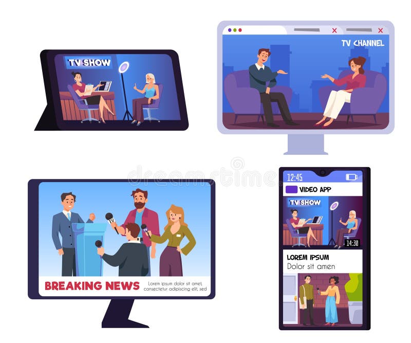 Journalist Interview Stock Illustrations – 14,217 Journalist Interview ...