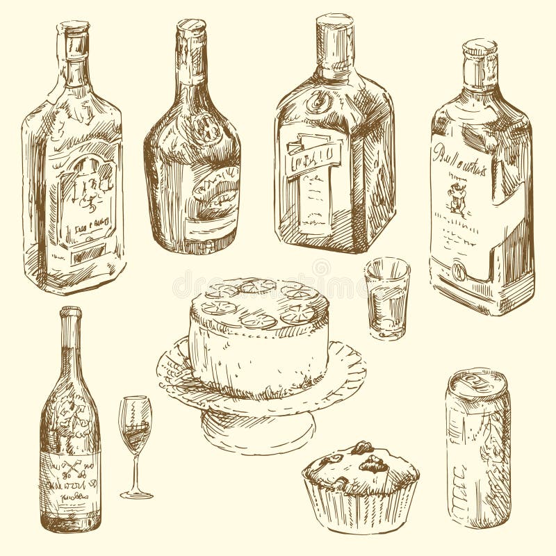 Forest, animals, nature stock vector. Illustration of sketchy - 25891797