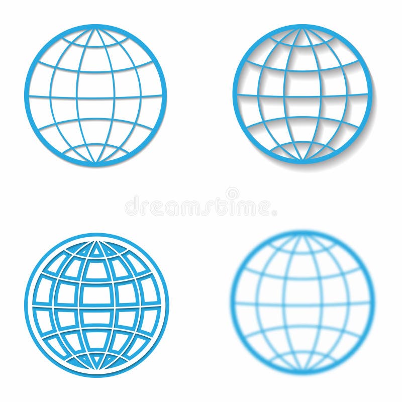 World Map Outline Latitude Longitude Stock Illustrations – 1,343 World ...