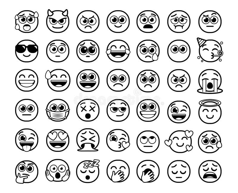 Different Emoji Stock Illustrations – 9,921 Different Emoji Stock ...