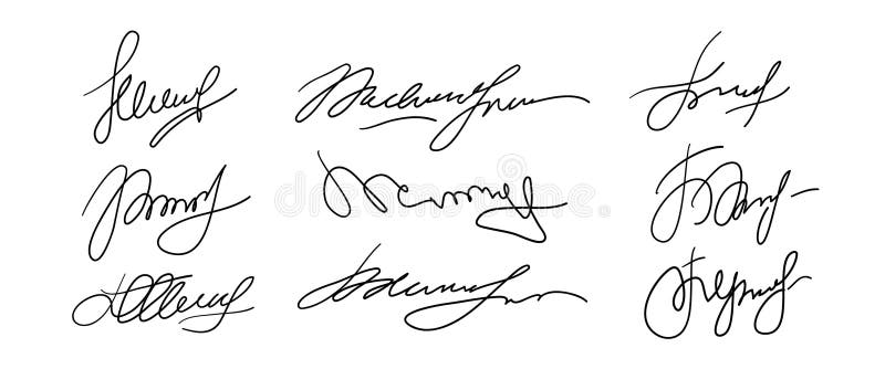 Autographs Stock Illustrations – 151 Autographs Stock Illustrations ...