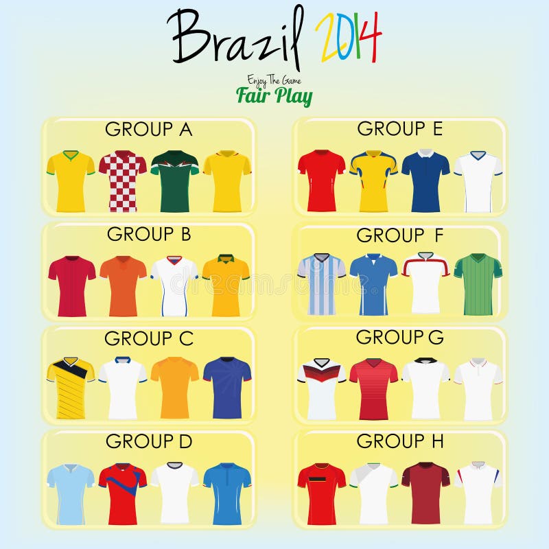 Set of Different Football Soccer Uniform Shirts Editorial Photography ...