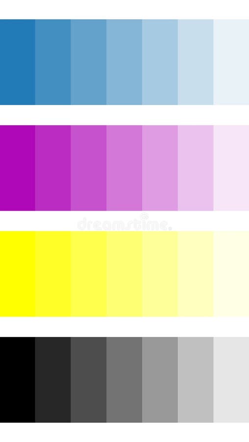 4 gradient color stripes stock illustration. Illustration of black ...
