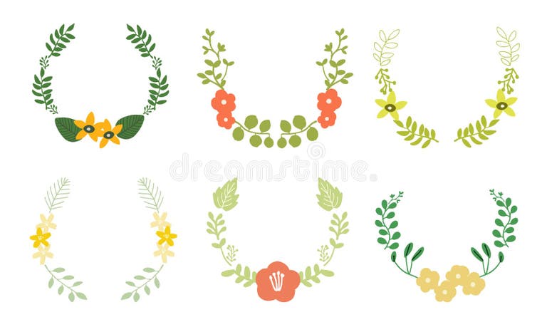 Greenery icons for spring stock vector. Illustration of flower - 170541105