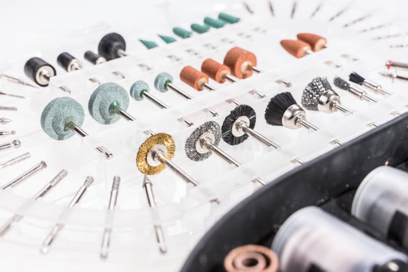 Set of Different Grinding and Cutting Accessories for Mini Drill ...