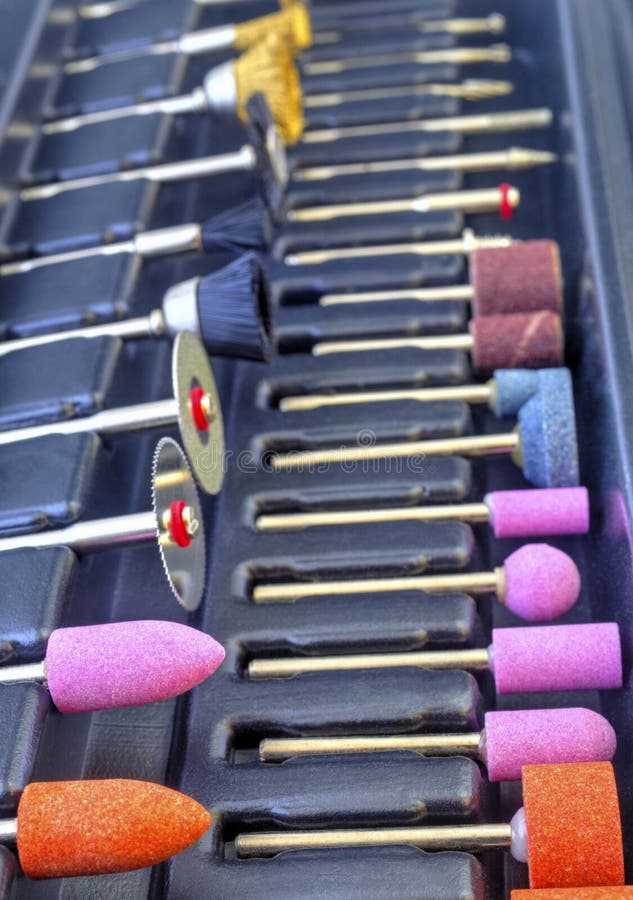 Set of Different Grinding and Cutting Accessories for Mini Drill ...