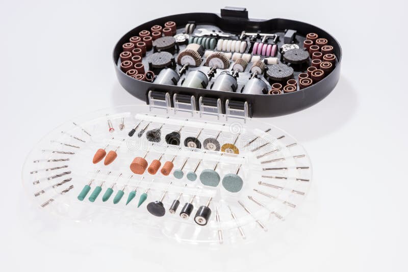 Set of Different Grinding and Cutting Accessories for Mini Drill ...