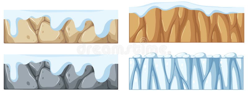 Different Ground Platformer Level Floor Design Stock Illustration ...