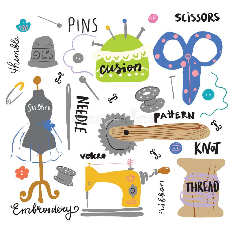 Drawn Sewing Stock Illustrations – 5,793 Drawn Sewing Stock ...