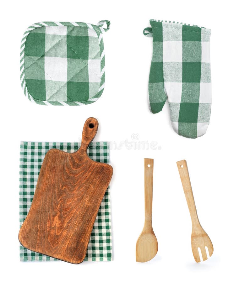 Different Kitchen Items and Houseplant on Countertop Stock Image ...