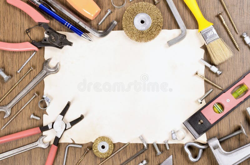 Old and rusty tools stock image. Image of improvement - 30057573