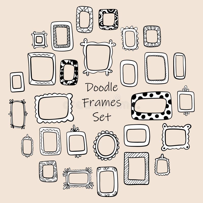 Different Hand Drawn Frames Stock Illustrations – 1,476 Different Hand Drawn Frames Stock ...