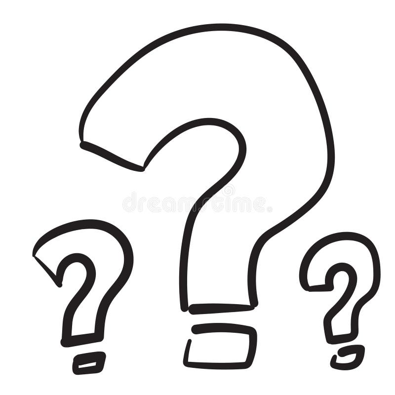 Set of Different Question Marks, Quest and Inquire Symbols Stock ...