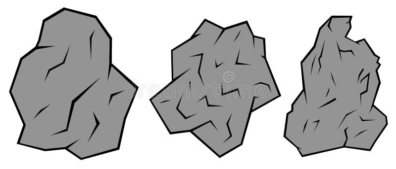 Outlines Rocks Stock Illustrations – 100 Outlines Rocks Stock ...