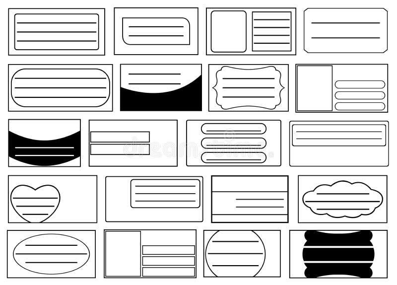 Notebook Labels Stock Illustrations – 1,850 Notebook Labels Stock ...