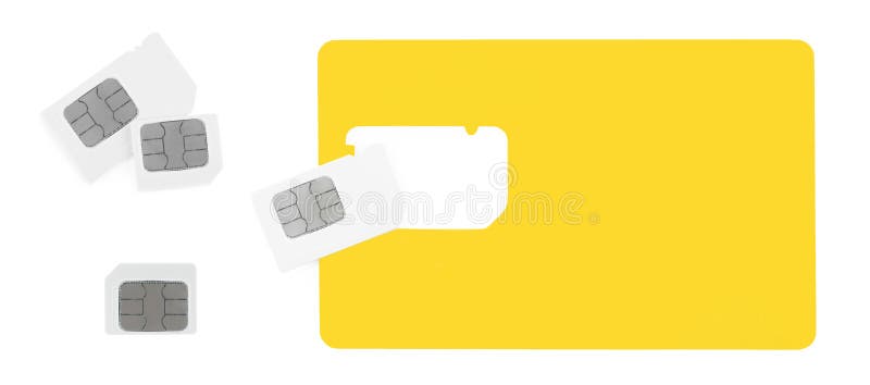 Set with Different SIM Cards on White Background. Banner Design Stock ...
