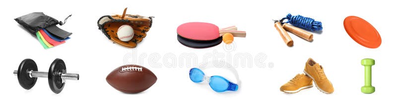 Sports Tools Balls Shoes Ground Stock Image - Image of grass, foot ...