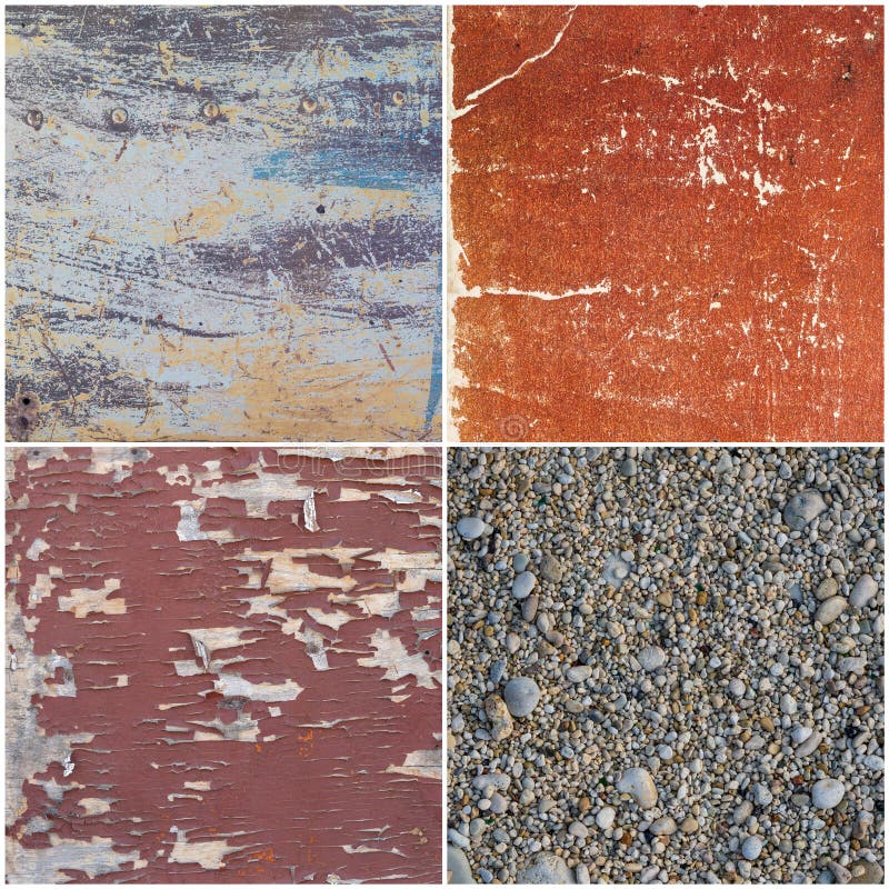 Set of Different Textures stock image. Image of ancient - 86423831