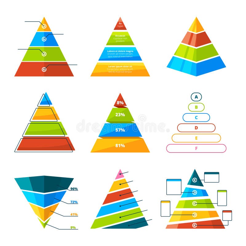 Pyramid Infographic Levels Stock Illustrations – 494 Pyramid ...