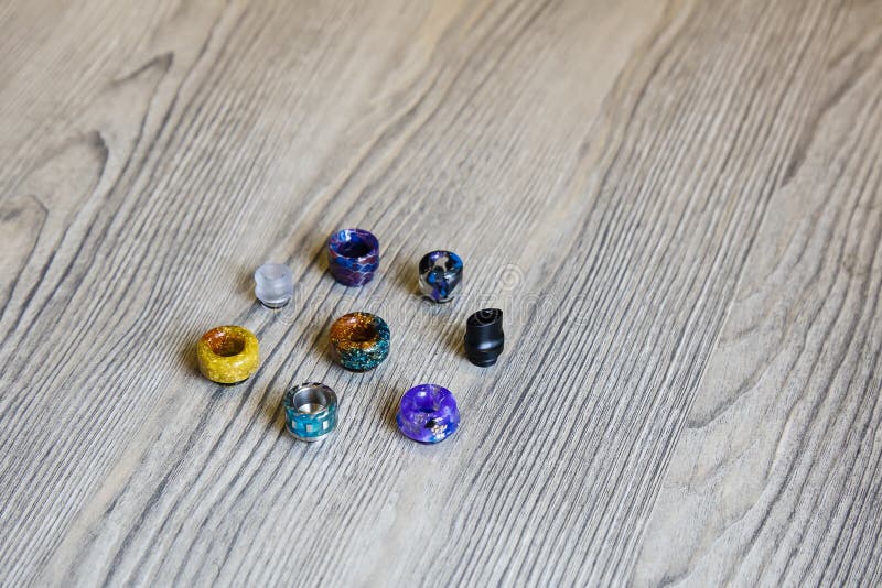 Different Type of Vaping Drip Tips Stock Photo - Image of drip, coil ...